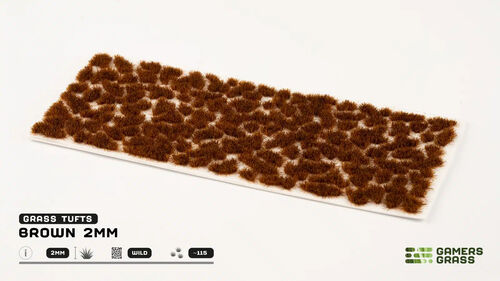 GamersGrass GG2-B Grass Tufts - Brown 2mm
