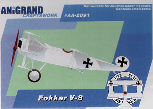 Anigrand Craftswork AA2091 Fokker V-8 - German 5-wings experimental fighter