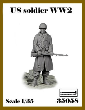Ardennes Miniature 35058 US Soldier WW2