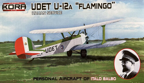 Kora Models KPK72173 Udet U-12A 'Flamingo' Italian Service - Personal Aircraft Of Italo Balbo