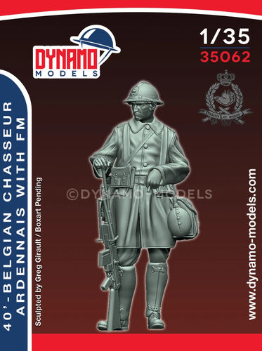 Dynamo-Models 35062 40' - Belgian Chasseur Ardennais With FM