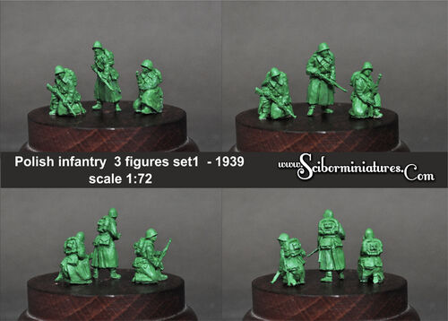 Scibor Monstrous Miniatures 72HM0065 Polish Infantry Set 1 1939