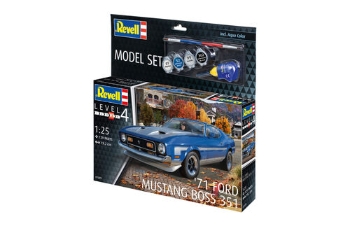 Revell 67699 '71 Mustang Boss 351 - Model Set