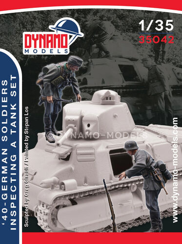Dynamo-Models 35042 '40 - German Soldiers Inspecting A Tank Set