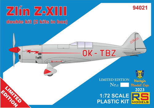 RS Models 94021 Zlin Z-XIII Double Kit (2 Kits In Box)