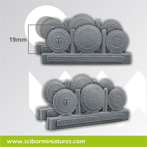 Scibor Monstrous Miniatures CPEG0029 Egyptian Shields (6 pcs)