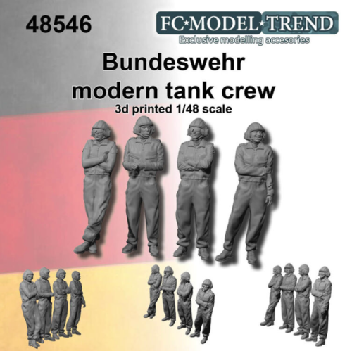 FC ModelTrend 48546 Bundeswehr modern tank crew