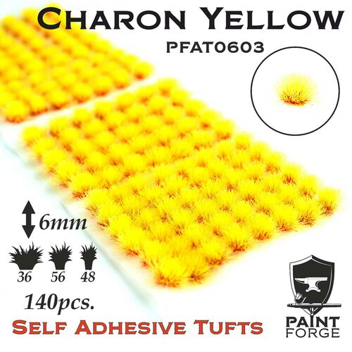 Paint Forge PFAT0603 Charon Yellow Alien Tufts 6mm