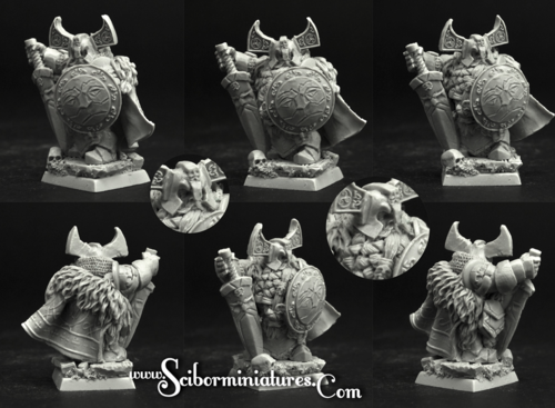 Scibor Monstrous Miniatures 28FM0370 Dwarf Lord Jarnat