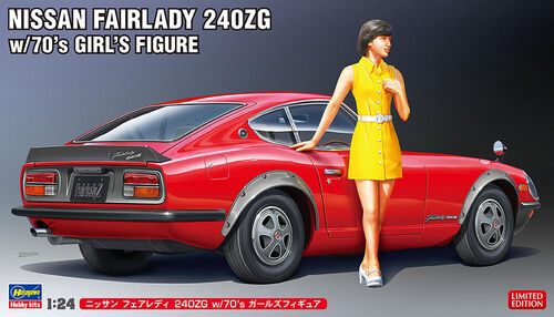 Hasegawa SP539 52339 Nissan Fairlady 240ZG w/70's Girl's Figure