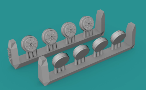 EMP3D 72040327 Mina przeciwpancerna wz.1937 - otwarta - 4 sztuki