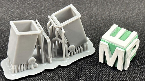 EMP3D 72090118 Kosz na śmieci plastikowy 240l - 2 sztuki