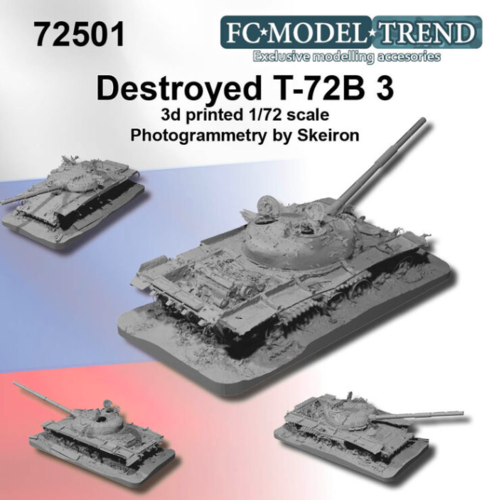 FC ModelTrend 72501 T72B wreck