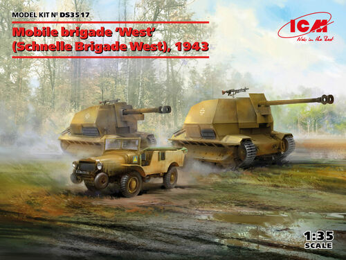 ICM DS3517 Mobile brigade ‘West’ (Schnelle Brigade West), 1943