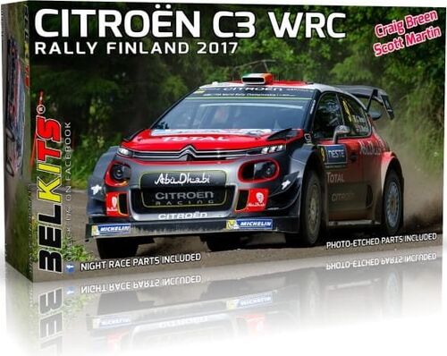 BelKits 018 Citroën C3 WRC Rally Finland 2017