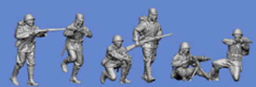 Germania-Figuren 72-WW2-851 Japan 1937-45 Various Figures of the Japanese Infantry - 02