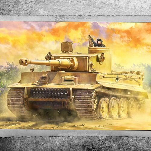 Forces of Valor 873001A German Tiger I (Early Production)