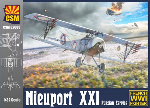Copper State Models 32003 Nieuport XXI Russian Service French WWI Fighter