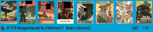Peddinghaus-Decals 1570 Propaganda Poster No. 4 Wehrmacht 2 Paper Print