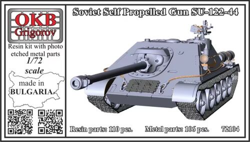 OKB Grigorov V72104 Soviet Self Propelled Gun SU-122-44