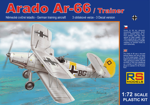 RS Models 92059 German biplane Arado Ar-66 "Trainer"