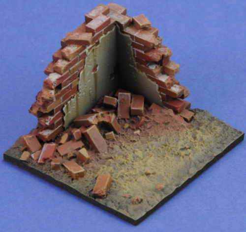 Royal Model di R. Reale 941 Base with ruined wall 'cm4x4' No.10