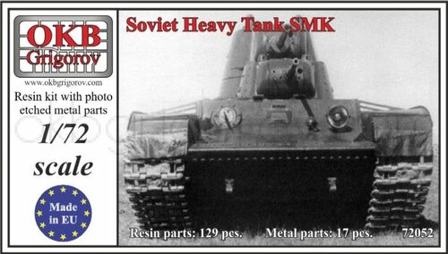 OKB Grigorov V72052 Soviet Heavy Tank SMK