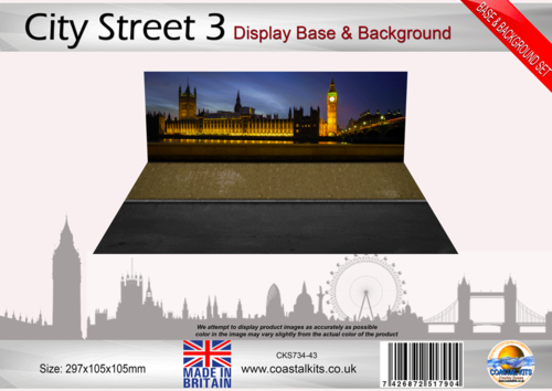Coastal kits S734-43 City Street Base & Background 3