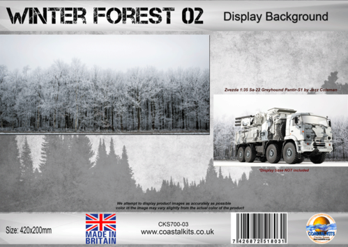 Coastal kits S700-03 Winter Forest 02 Background