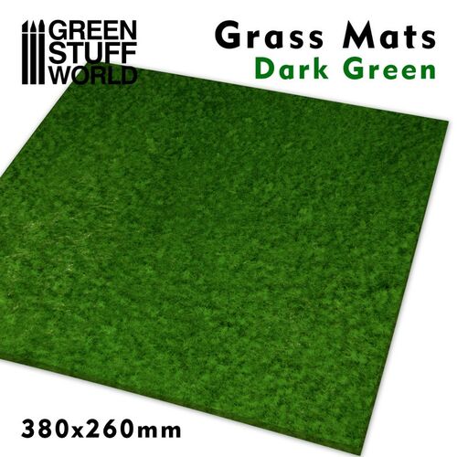 Green Stuff World 2469 Grass Mats - Dark Green