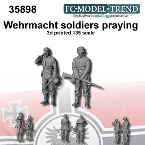 FC ModelTrend 35898 German soldiers praying