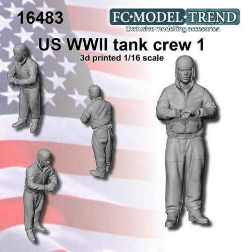 FC ModelTrend 16483 US tank crew WWII
