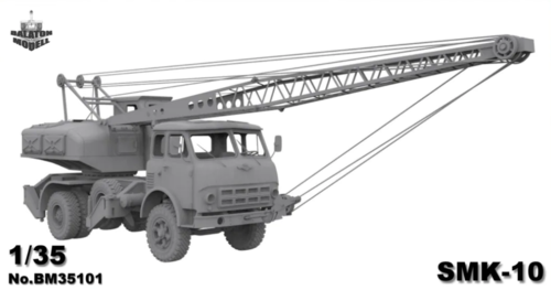 Balaton Modell BM35101 MAZ-500/SMK-10 crane