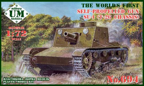UM MT 694 Self-Propelled Gun Su-1 (T-26 Chassis) Plastic Tracks