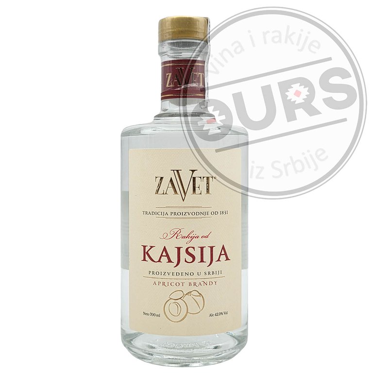 Zavet rakija Kajsija 0,7L