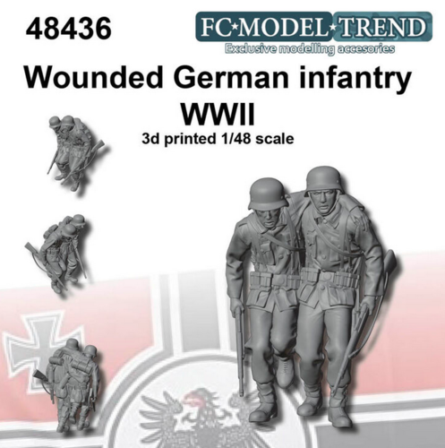 FC ModelTrend 48436 German WWII wounded soldiers