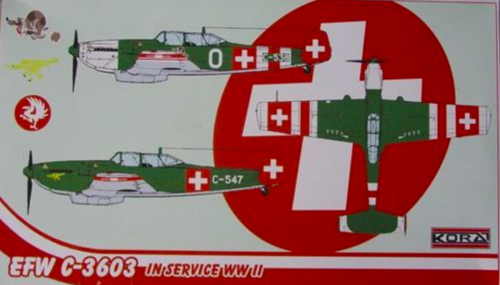 Kora Models 72159 EFW C.3603 new wing "Emblems decal"
