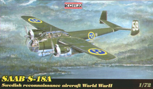 Kora Models 7292 SAAB B-18A Recce