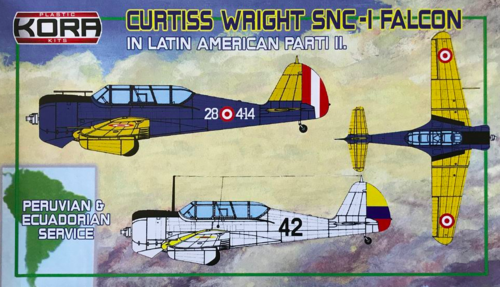 Kora Models KPK7291 Curtiss Wright SNC-1 Falcon in Latin American service Part II.