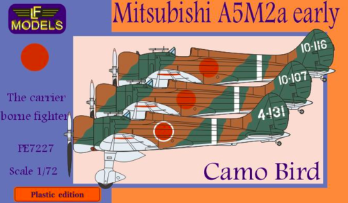 LF Models PE7227 Mitsubishi A5M2a early Claude Camo Bird