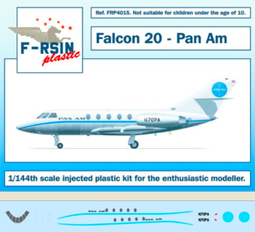 F-RSIN P4015 Falcon 20 - Pan Am