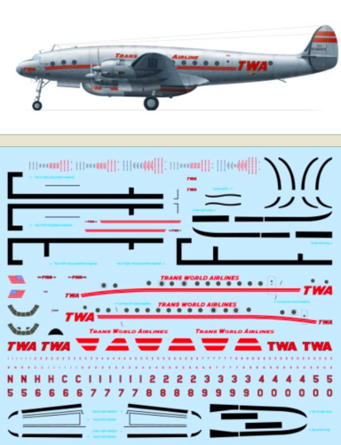 F-RSIN P4061 Constellation - TWA