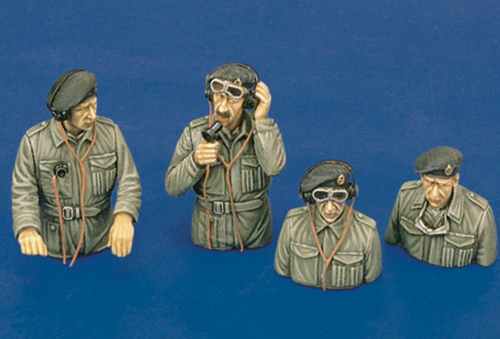 Royal Model di R. Reale 231 British tank crew-3/ 2 fig, - WWII
