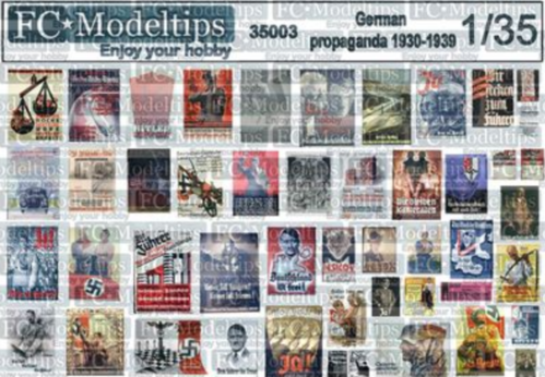 FC ModelTrend 35303 German propaganda posters 1930-1939
