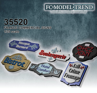 DISCONTINUED FC ModelTrend 35520 French commercial signs