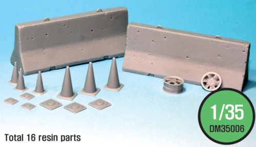 DEF Model DM35006 US Jersey Barrier set (Wide type)