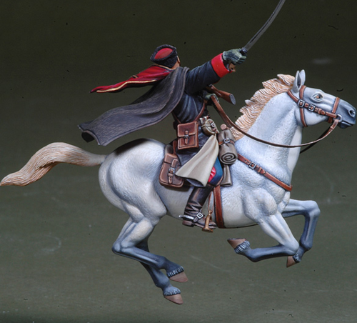DEF Model DO35C07 WWII Russian Cossack Cavalry W/ sabre