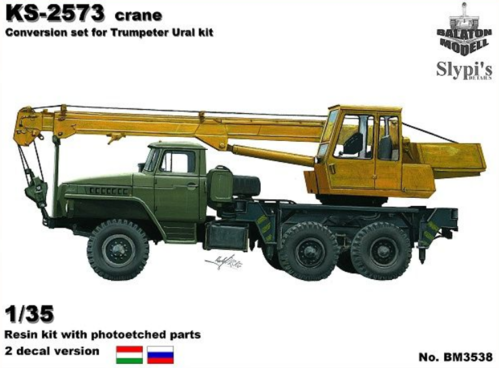 DISCONTINUED Balaton Modell BM3538 KS-2573 autocrane conv. for Trumpeter Ural kit