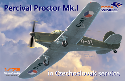 Dora Wings 72003 Percival Proctor Mk.I in Czechoslovak service