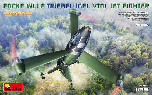 MiniArt 40009 Focke Wulf Triebflugel (VTOL) Jet Fighter
